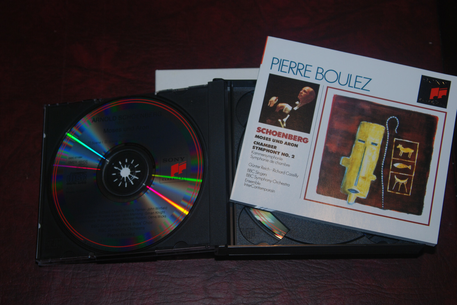 Arnold Schoenberg - Moses und Aron opera, Pierre Boulez Sony Classical ...