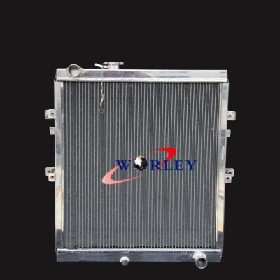 4ROW Aluminum Radiator For Toyota Hilux KZN165 LN147 LN167 1KZ-TE 3.0L ...