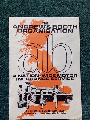 H7-7 Ephemera 1963 Advert Andrew & Booth Limited | eBay