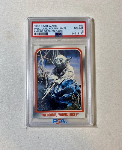 1980 Topps Star Wars Welcome, Young Luke! Empire Strikes Back #59 PSA 8 ...