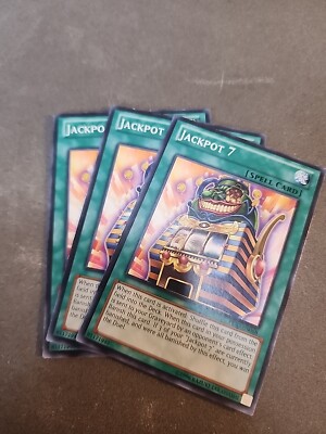 Yugioh 3x Jackpot 7 - PRIO-EN068 - Playset | eBay