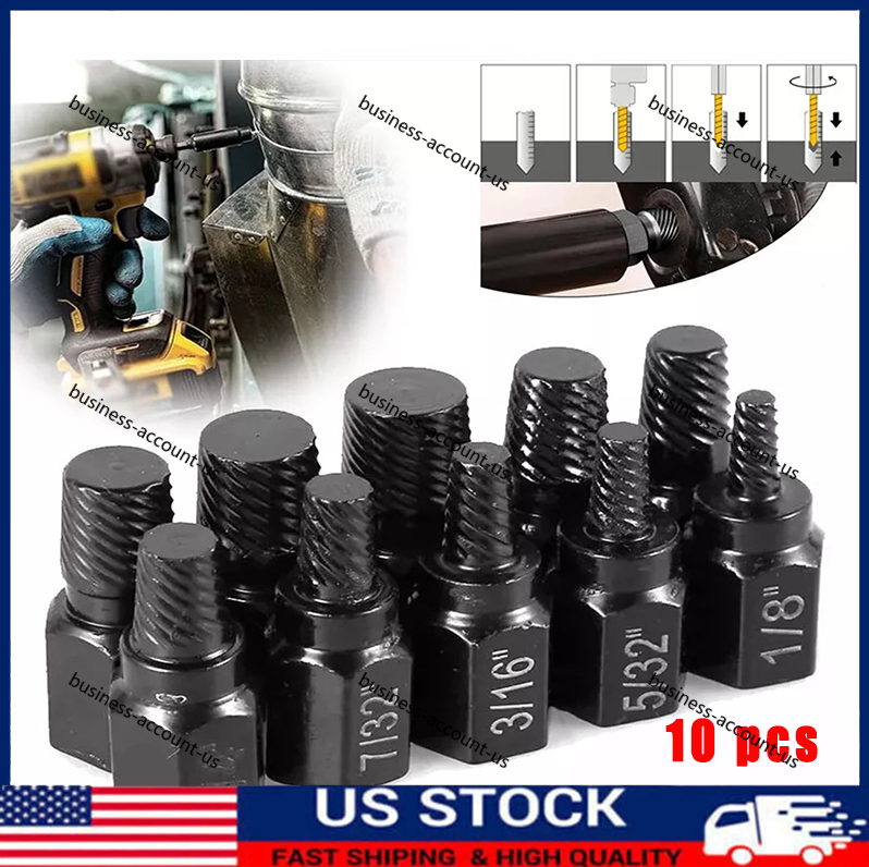 Broken Head Bolt Screw Cap,Extractor Screw Hexagon 10PC Socket Bolt ...