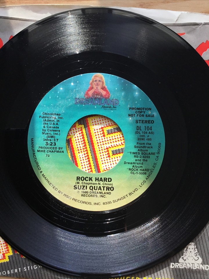 Suzi Quatro - Rock Hard (45 RPM, 1980) Dreamland Records PROMO Original ...