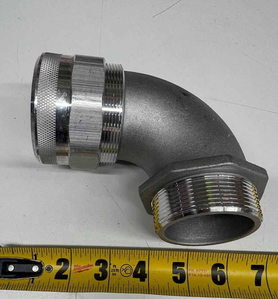 2" Cord Grip Aluminum 90° Elbow NPT Connections RSR-9625 Conduit Pipe ...