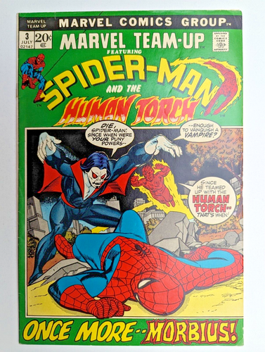 Marvel Team Up #3 1972 Spider-Man Morbius | eBay