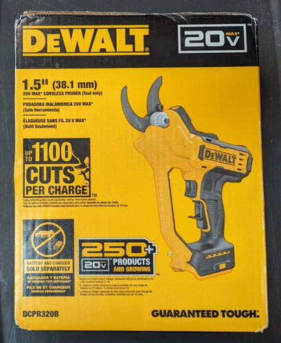 DEWALT DCPR320B 20V MAX 1.5" Cordless Pruner - Yellow for sale online ...
