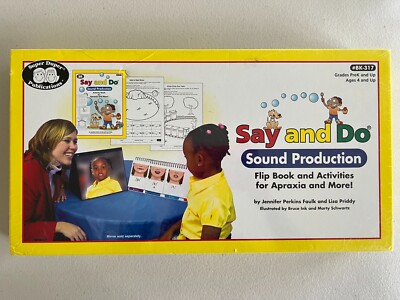 Say and Do Sound Production Book and Worksheet by Jennifer Perkins ...