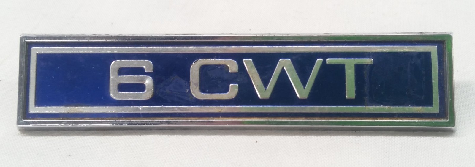 FORD ESCORT MK1 PANEL VAN 6 CWT 6CWT REAR QUARTER BADGE GENUINE NOS ...