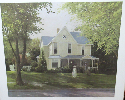 CARL FUNSETH VICTORIAN HOUSE HAND SIGNED LIMITED EDITION COLOR ...