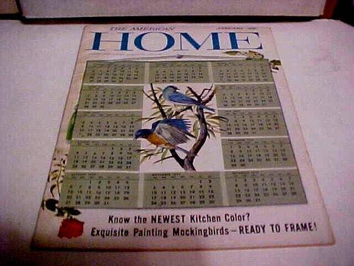 JANUARY 1957 AMERICAN HOME MAGAZINE 50'S ERA PERIOD | eBay