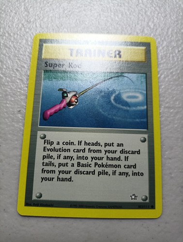 Pokémon TCG Super Rod Neo Genesis 103/111 Regular Unlimited Common | eBay