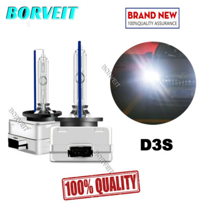 2x D3S Bulbs White New Xenon HID Headlight For OEM 2001-2015 Audi A7 S7 ...