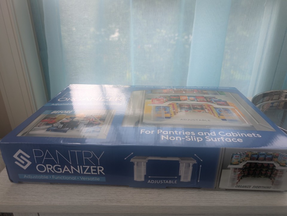 New Savy Shelf Solutions Pantry Organizer For Pantry And Cabinets | eBay