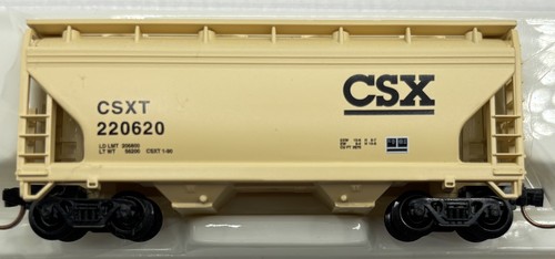 N Scale Atlas 39162 CSX ACF 2-Bay Centerflow Covered Hopper CSXT ...