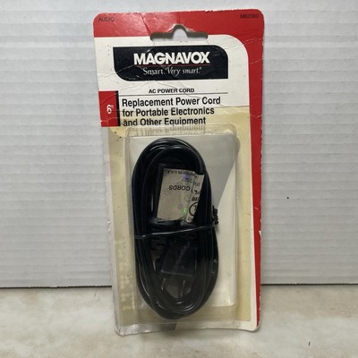 Magnavox Replacement Power Cord , Ac Power Cord For Portable ...