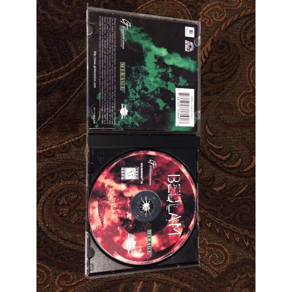 Bedlam PC Video Game Windows 95, Mac, DOS 6.0 CD-Rom 1996 - Excellent ...