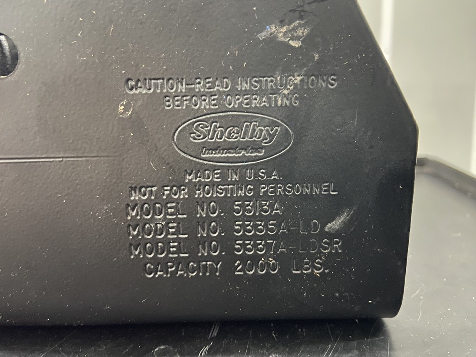 Shelby Industries Hand Winch 5313A Boat Trailer 2000 LBS 900kg ...