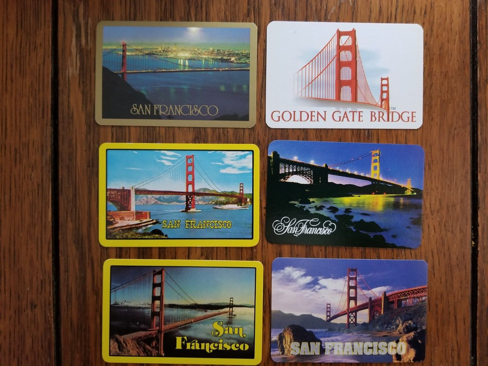 Golden Gate Bridge, San Francisco, California. 14 Swap Playing Cards ...