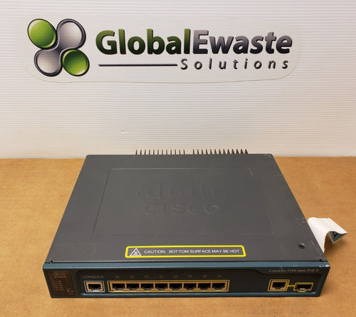 Cisco Catalyst WS-C3560-8PC-S Compact 8 Port 10/100 PoE Switch - Fully ...