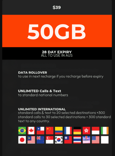 AUSTRALIAN BOOST $35 PREPAID MULTI FIT SIM CARD PACK KIT 4G 5G TELSTRA ...