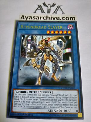 3X Revendread Slayer - COTD-EN082 - Rare - 1st Edition Near Mint ...