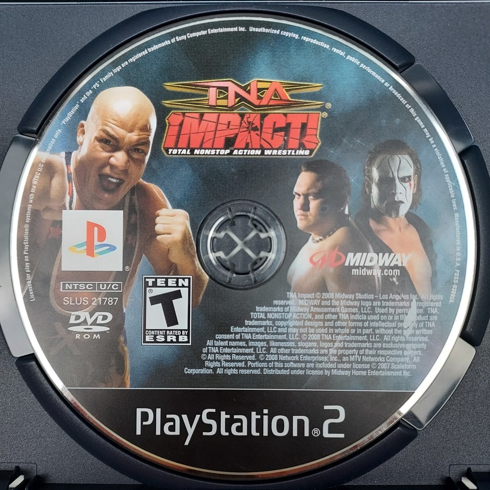 TNA Impact - Playstation 2 (PS2) - Fully Tested, Complete CIB ...