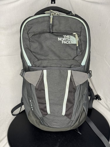 The North Face Recon Backpack Gray & Green Padded NF0A3KV2 | eBay
