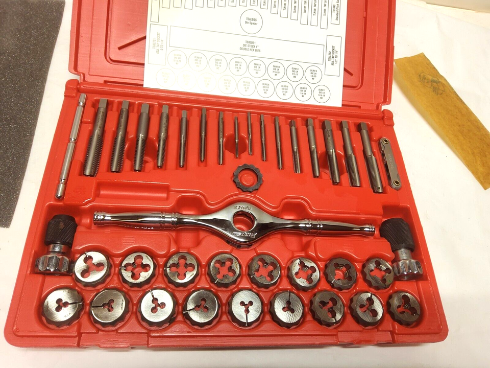 Snap-on 39 Piece Left-Hand Thread Tap and Die Set TDLH139 | Aftermarket ...