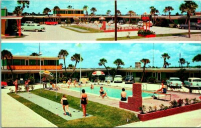 Postcard RIP VAN Winkle Motel Daytona Beach Fla | eBay