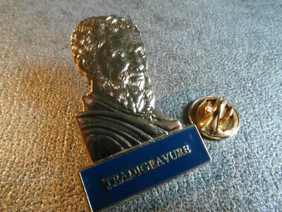 Rare Pins PIN'S - Tradigravure - Person Famous - Bust - Zamac 3D Ef ...