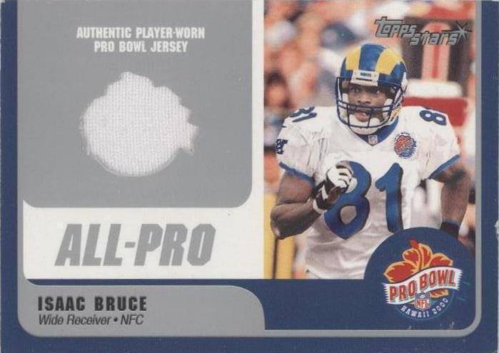 2000 Topps Stars - Pro Bowl Jerseys Isaac Bruce #IB-WR (MEM) for sale ...