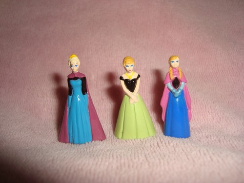 Disney Frozen Zaini Surprise Egg Elsa & Anna figure Lot 3pcs Mini 1.5 ...