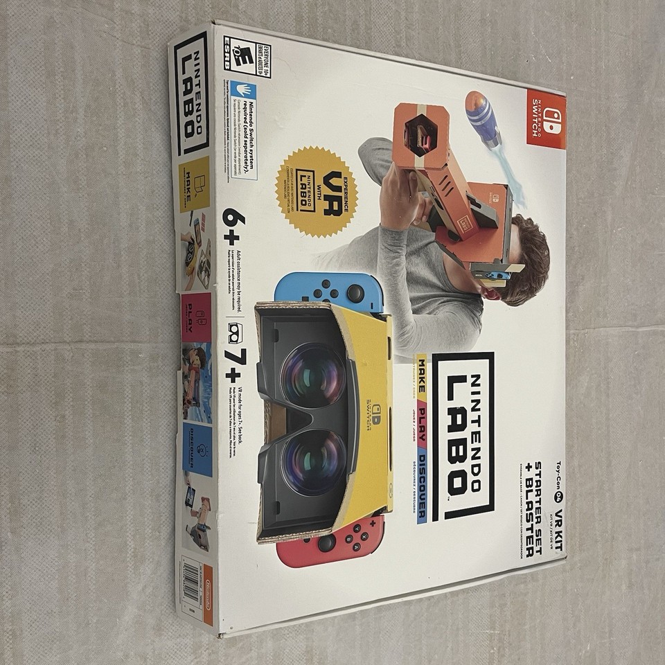 Nintendo Labo Toy-Con 04 Nintendo Switch VR Kit Starter Ser + Blaster ...
