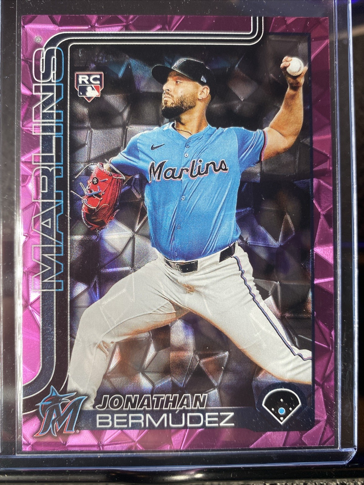 2025 Topps Update Series - Jonathan Bermudez #US144 Pink Diamante Foil ...