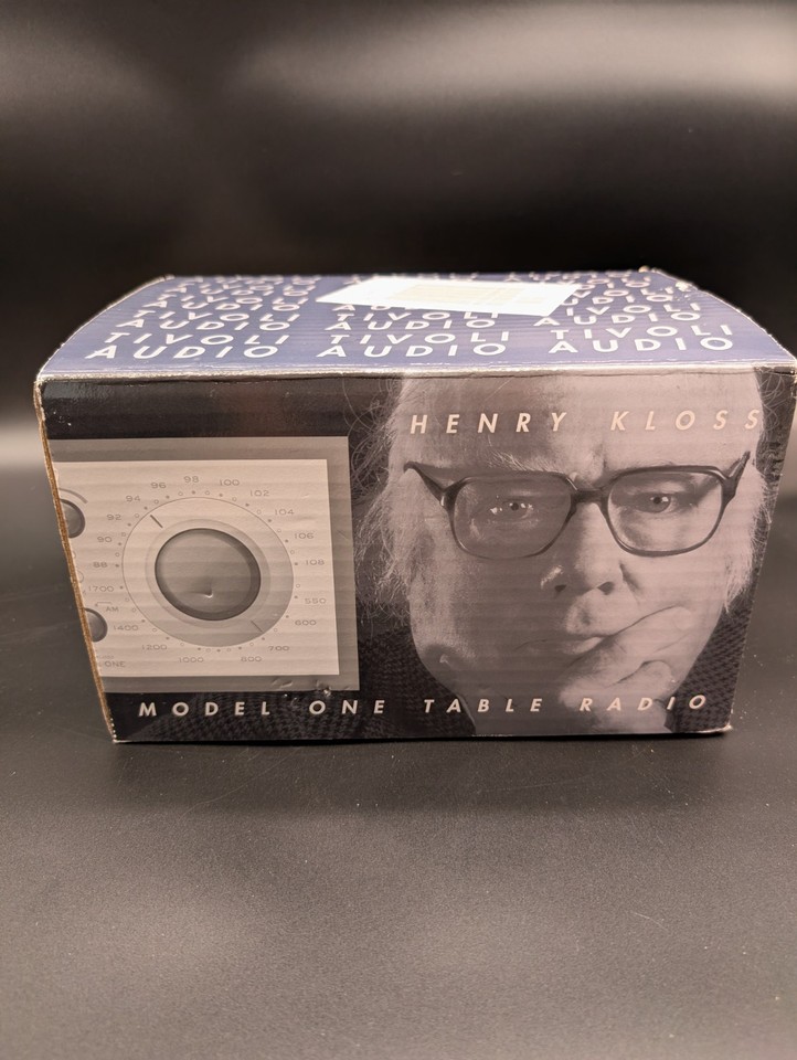Tivoli Audio Model One Table Radio Cobalt Cherry NOS Henry Kloss M1BLU ...