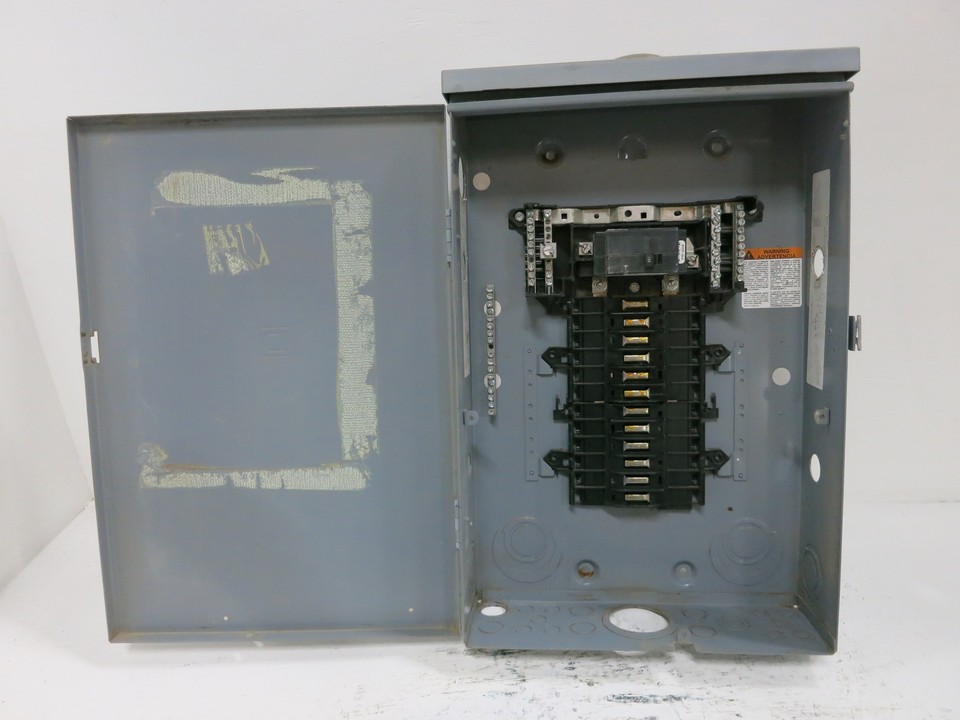 Square D QO Load Center 1PH 125A Main Breaker Panel Board 120/240V 20 ...