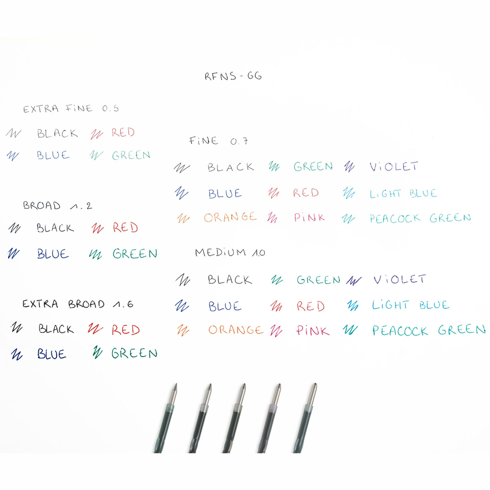 Pilot RFNS-GG Ballpoint Pen Refill for Supergrip Downforce Rexgrip B2P ...