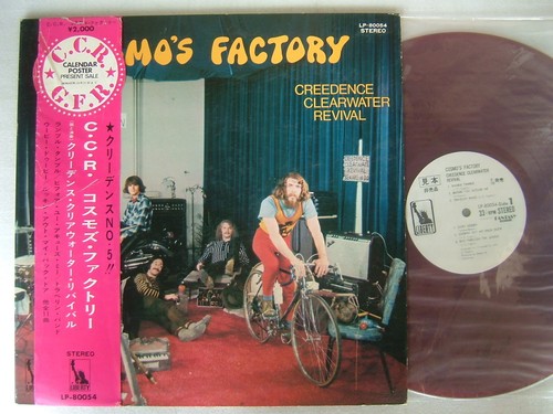 PROMO WHITE LABEL RED VINYL / CCR CREEDENCE CLEARWATER REVIVAL COSMO'S ...