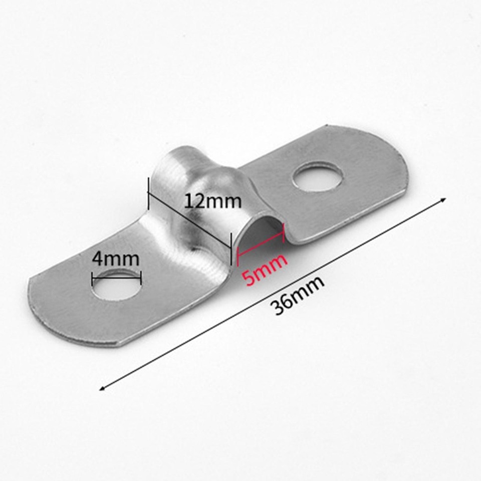 30Pcs Conduit Clamps M5 Heavy Duty Tension Clips Rigid Pipe Strap ...