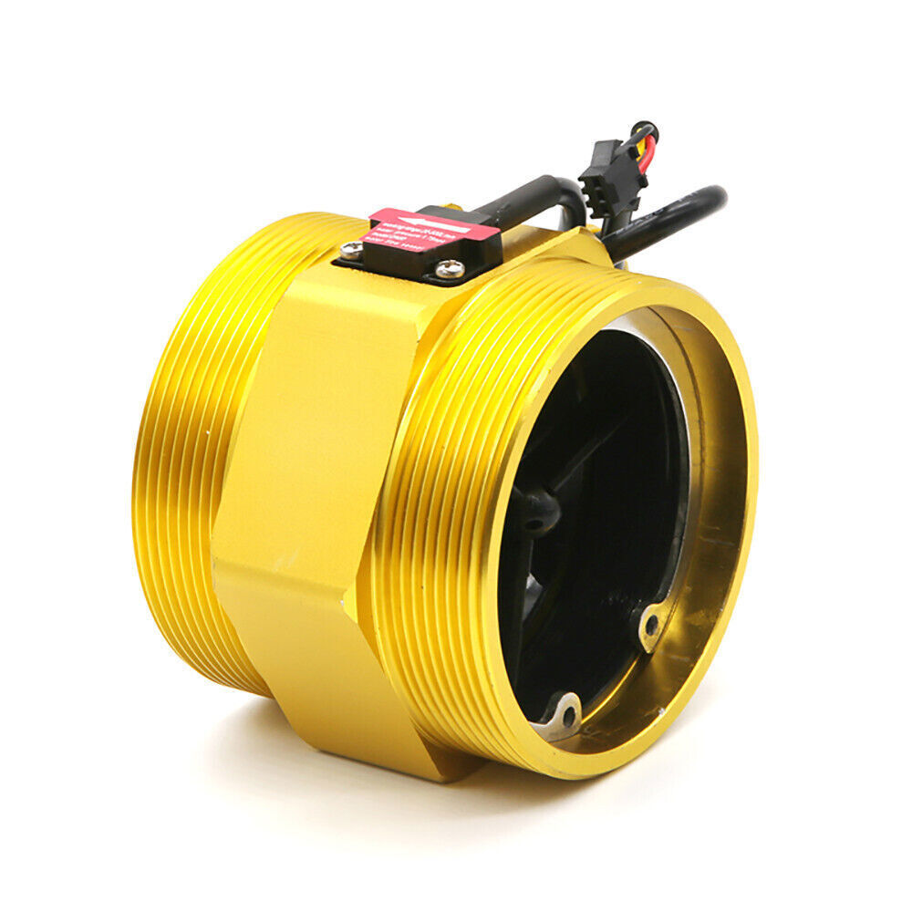 3" Liquid Flow Sensor Industrial DN80 Water Flow Sensor Metal Turbine ...
