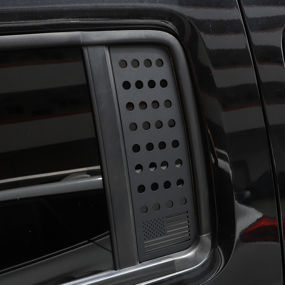 For Hummer H3 2005-2009 Rear Side Window Trim Panel (US Flag) Aluminum ...