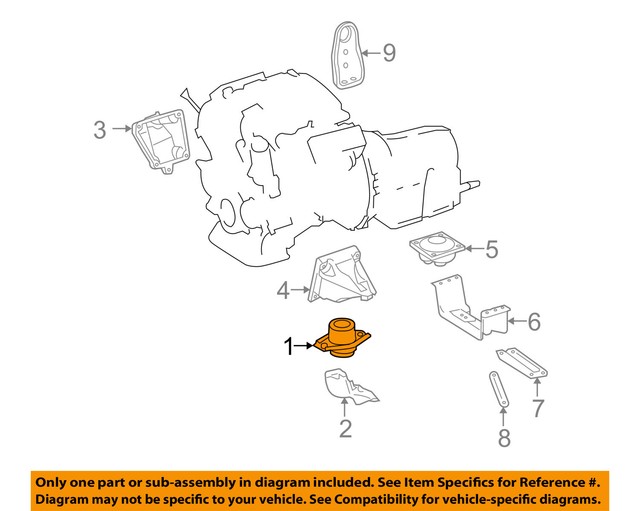 Mercedes MERCEDES-BENZ OEM ML550-Engine Motor Mount/Torque Strut ...
