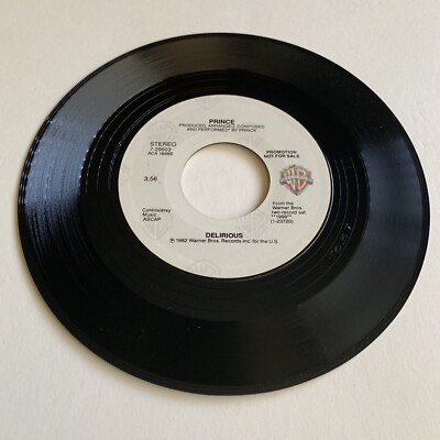 PRINCE - Delirious 1983 7" Record US 45rpm Promo Mono Single Warner ...