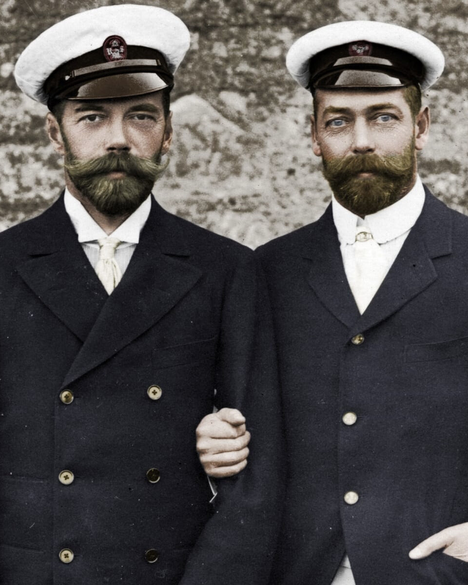 King George V & Nicholas II 8X10 Photo United Kingdom Great Britain ...