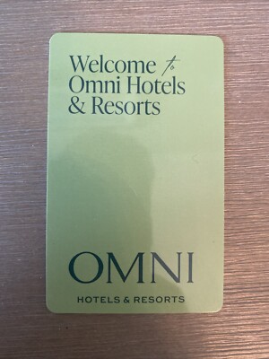 Omni Hotels & Resorts New Logo Green Hotel Room Key Card RFID | eBay