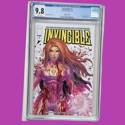Invincible 2 WhatNot Atom Eve Variant CGC 9.8 Tyler Kirkham Color ...