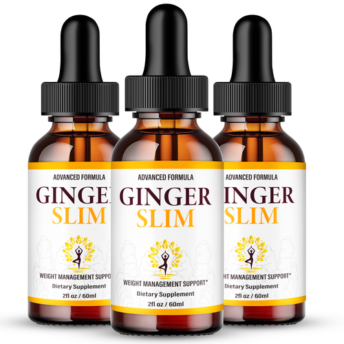 (3 Pack) Ginger Slim Drops, GingerSlim Weight Loss Drops to Support Fat ...
