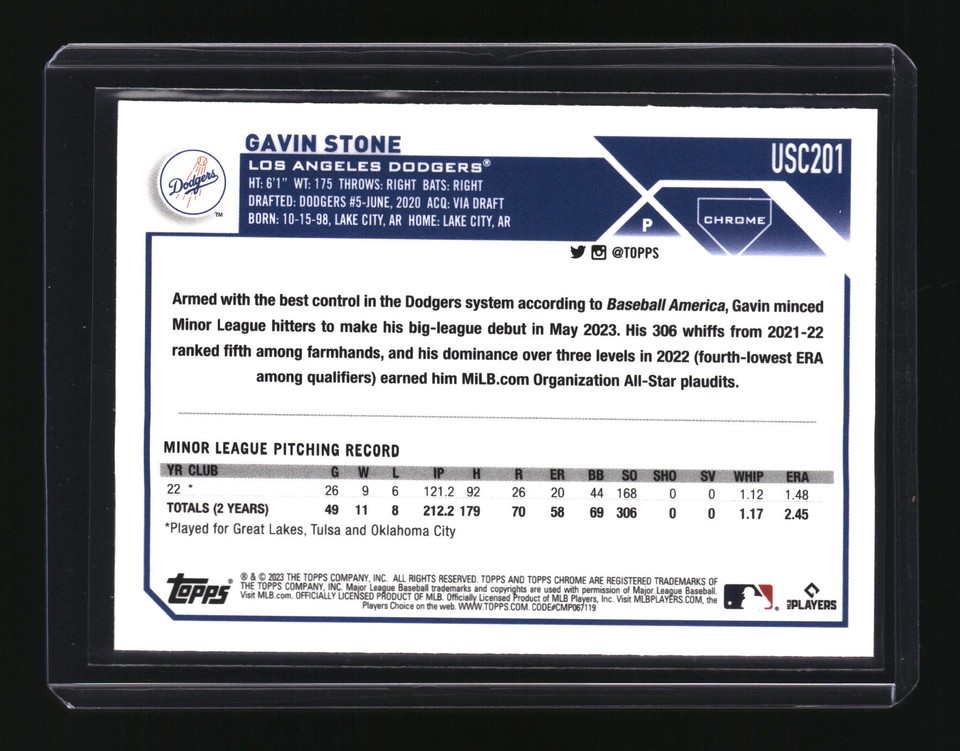 2023 Topps Update #USC201 Gavin Stone | eBay