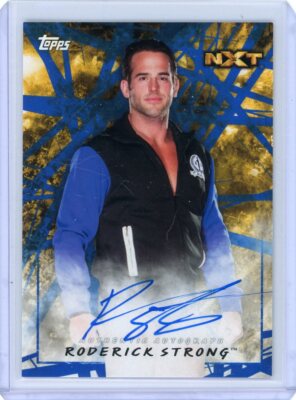 2018 Topps WWE NXT RODERICK STRONG Auto /50 | eBay