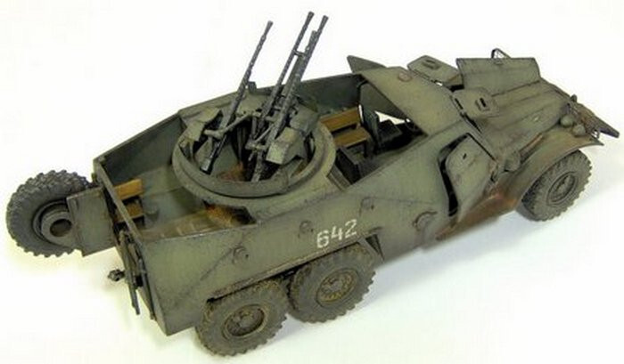 1/35 BTR-152D Soviet armored troop-carrier.Unimodels UM 231 Plastic ...